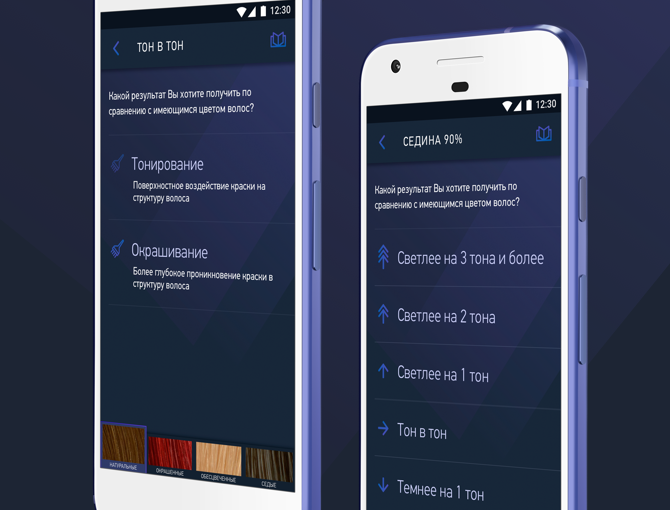 Estel Color Master (Android) | Portfolio | Iron Water Studio