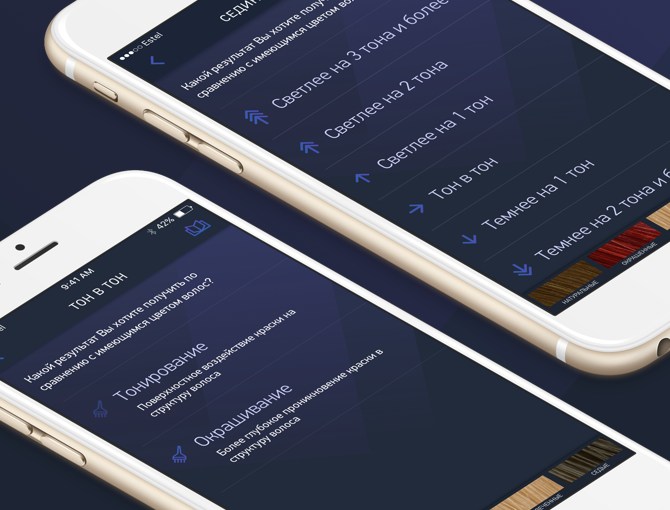 Estel Color Master (iOS) | Portfolio | Iron Water Studio