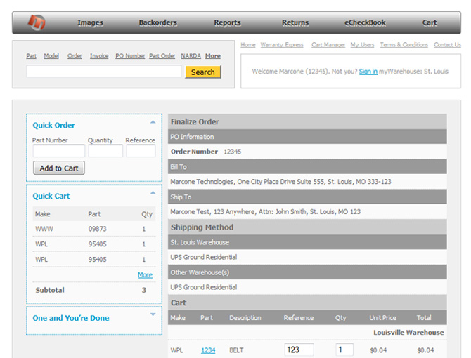 myMarcone (Web) | Portfolio | Iron Water Studio